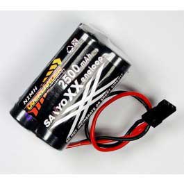 Sanyo XX Eneloop 2500 AA 4.8v Square RX Receiver Battery Pack ...